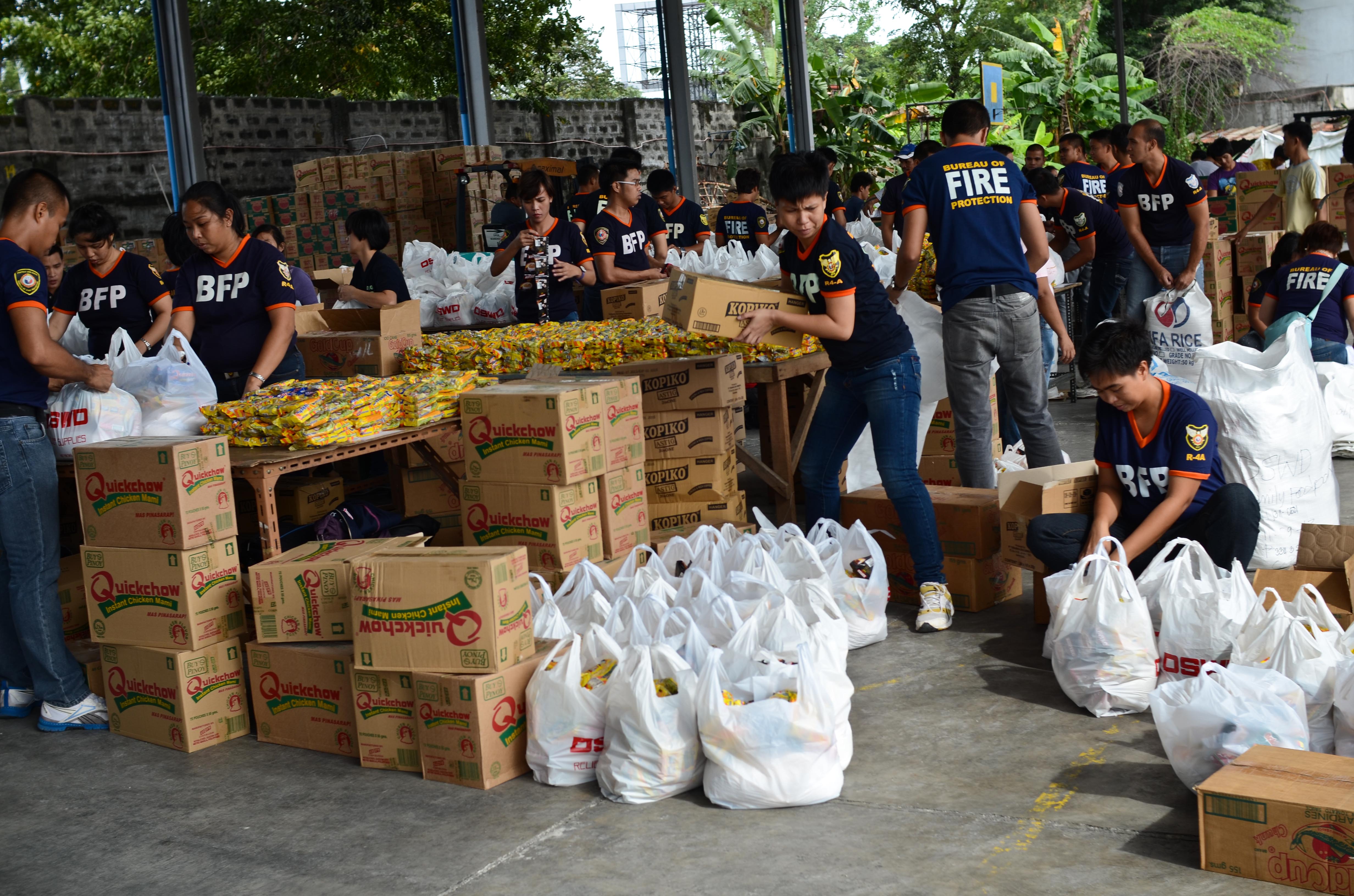 Donating Relief Goods
