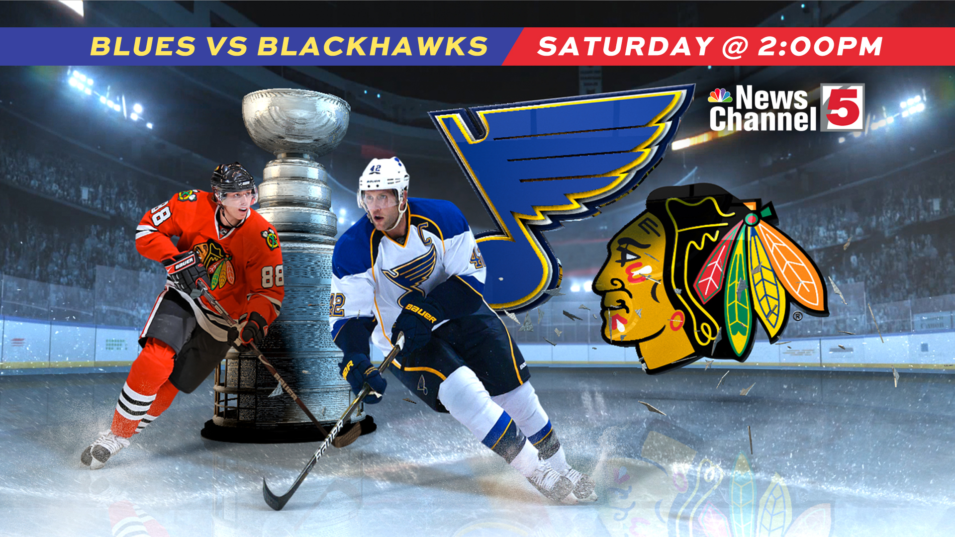 Blues' Game 2 to be seen on KSDK | ksdk.com