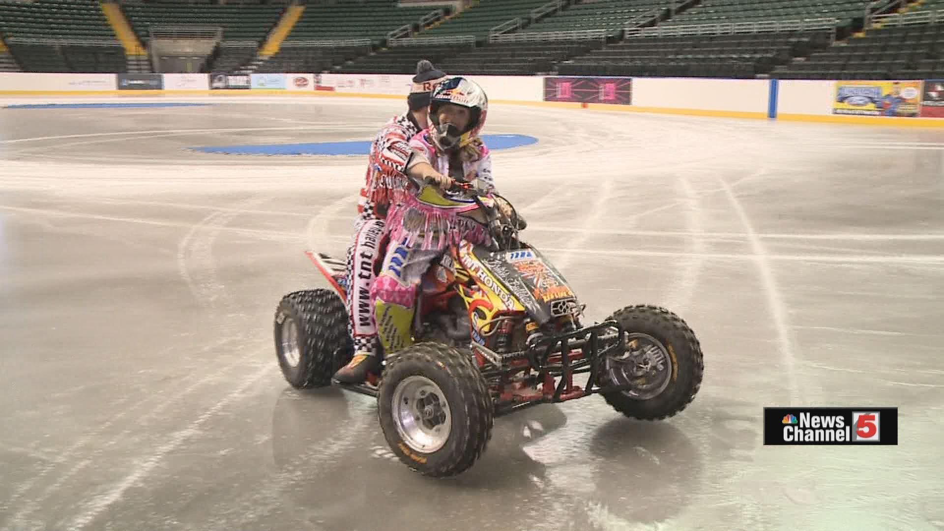 Coreen goes extreme ice racing! | ksdk.com