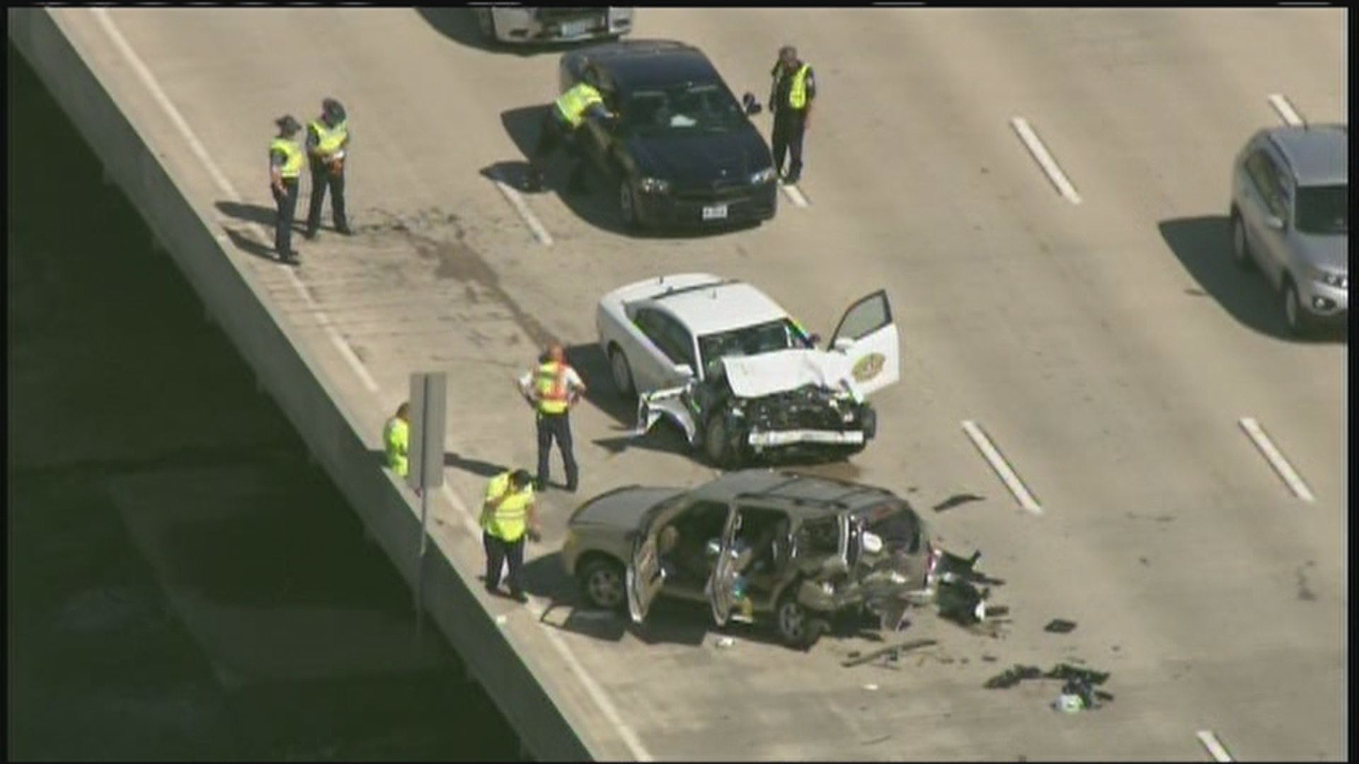 I-70 reopens after crash involving MSHP trooper | ksdk.com