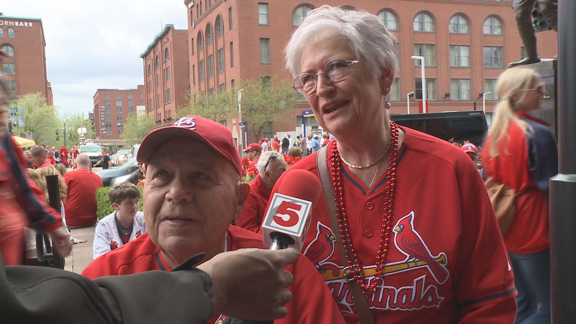 Couple attends 58th consecutive home opener | ksdk.com