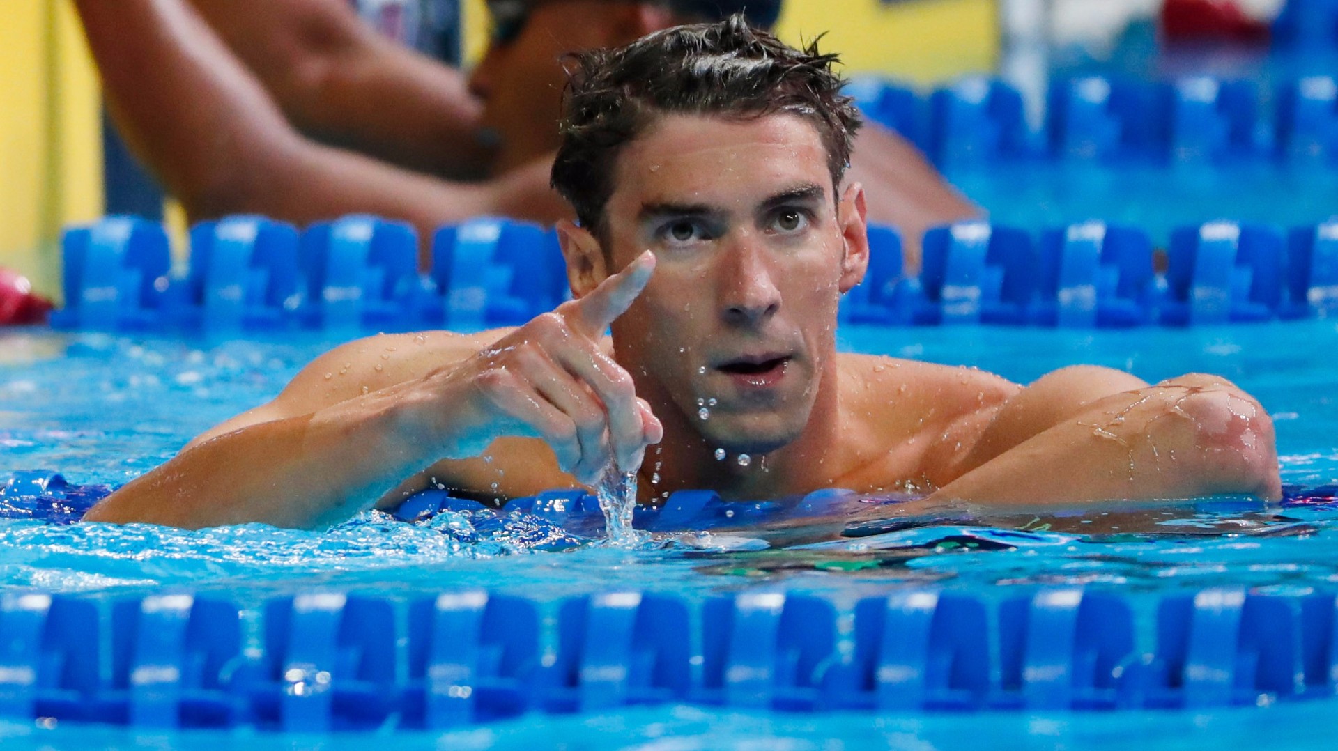 11alive.com | Michael Phelps' face before his event was intense, and ...