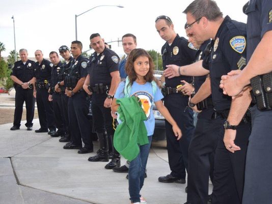 These officers didn't want Vanessa to be sad on her first day back to ...