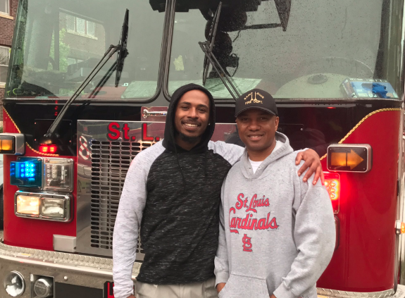 Off-duty firefighter, man save woman from burning home | ksdk.com