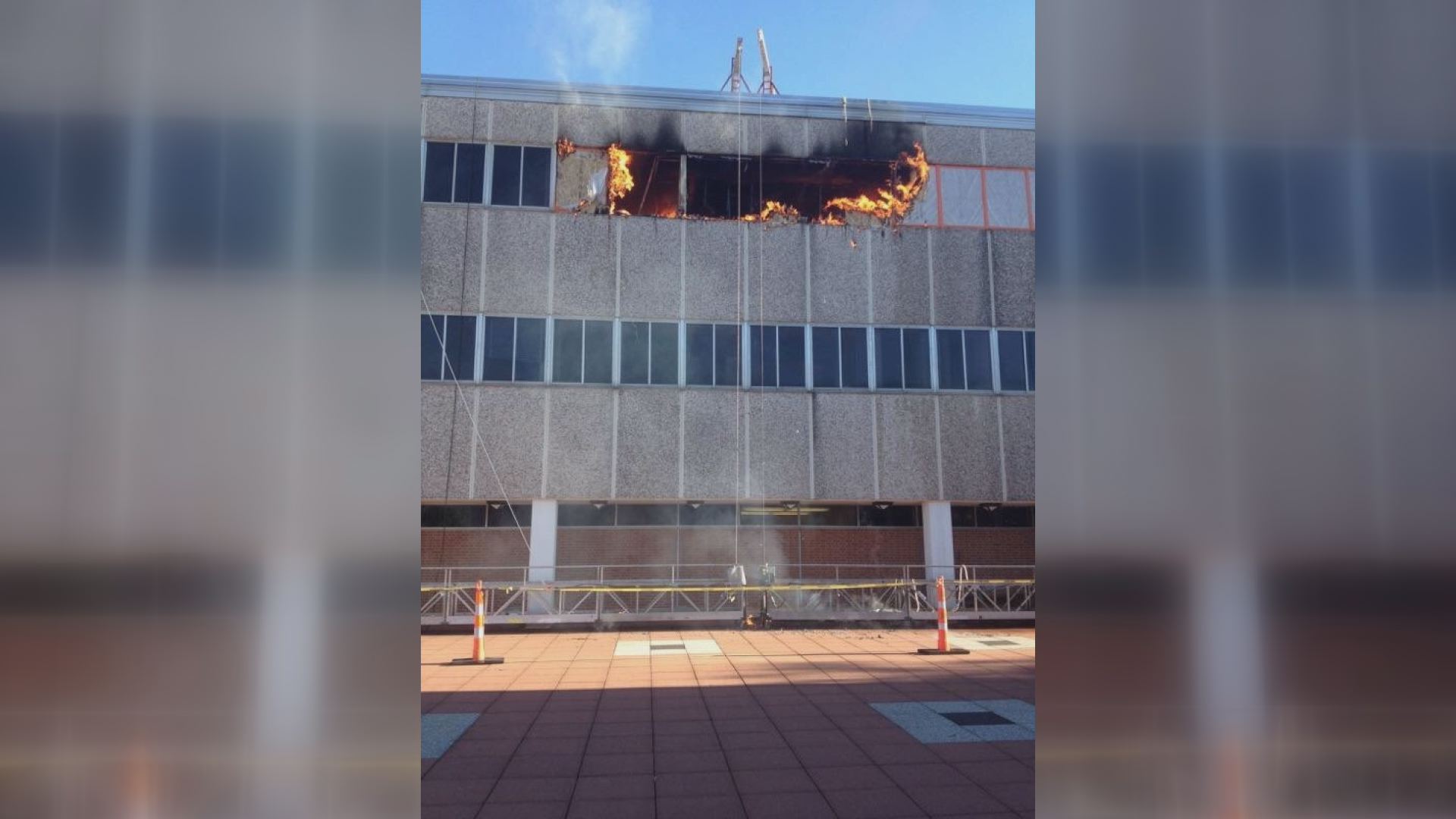 Third-alarm fire damages SLU building with chemicals inside | ksdk.com