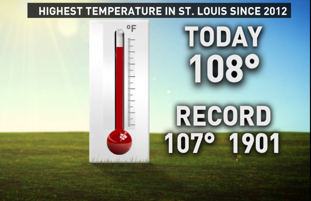 Temperatures hit 108 degrees in St. Louis Saturday | ksdk.com